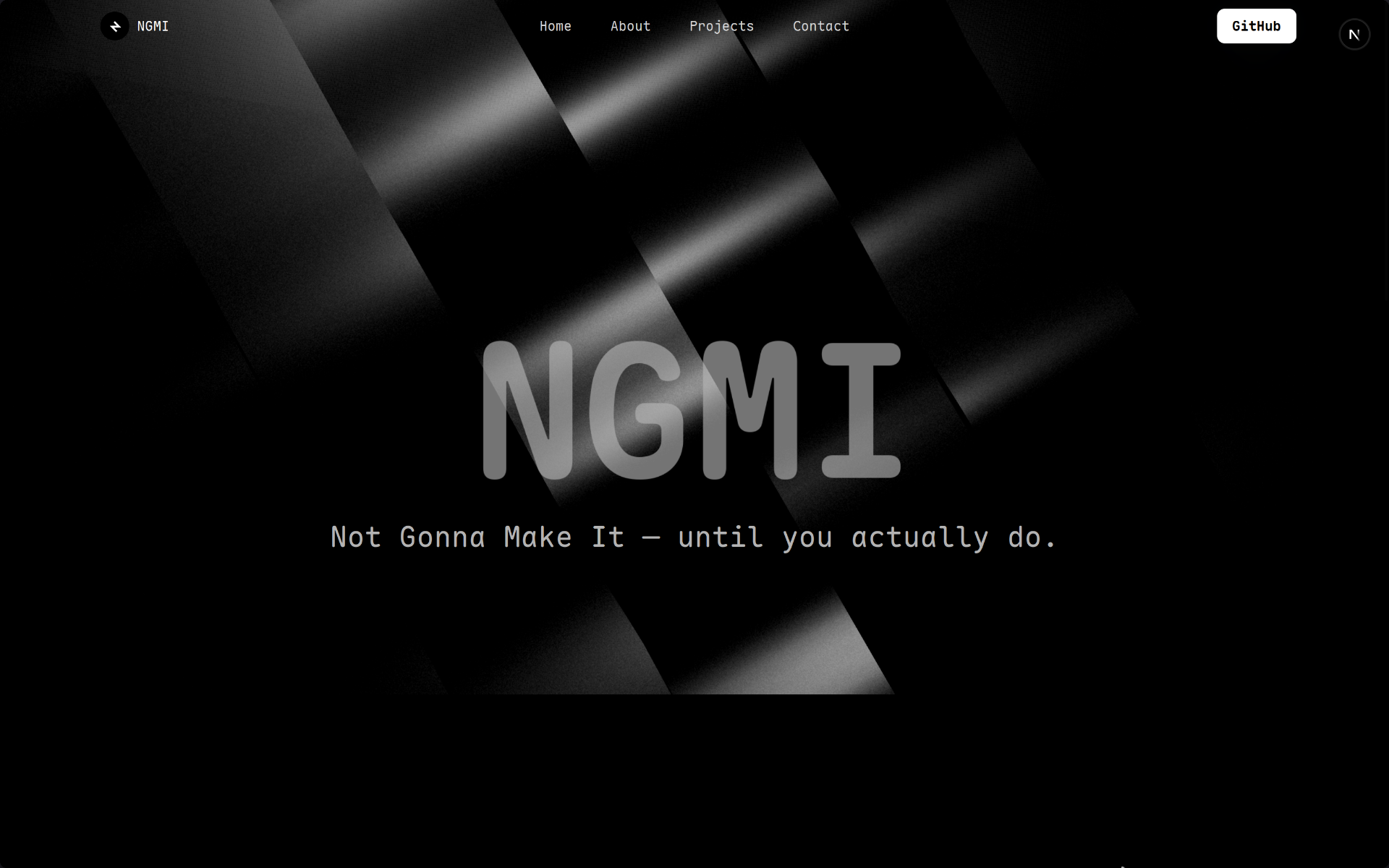 NGMI - Not Gonna Make It